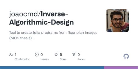 GitHub Joaocmd Inverse Algorithmic Design Tool To Create Julia Programs From Floor Plan