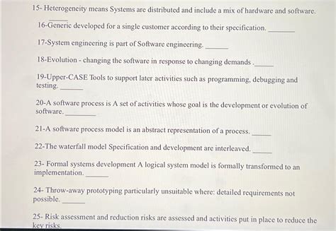 Solved 15 ﻿heterogeneity Means Systems Are Distributed And