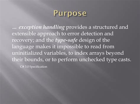 Ppt Exception Handling Powerpoint Presentation Free Download Id