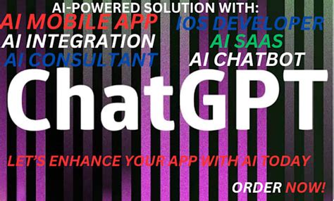 Build Ai Mobile Appai Saasai Appopen Aiai Consultantmobile Like Chatgpt By Smithpiuz Fiverr
