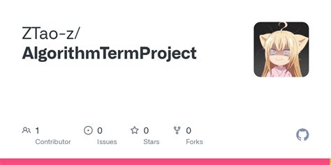 Github Ztao Z Algorithmtermproject