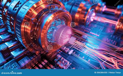 Microchip Semiconductor Manufacturing Automatic Machine Robot Installing Chip On Board Stock