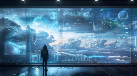 Ai Powered Weather Prediction System With Real Time Stock Illustration Illustration Of