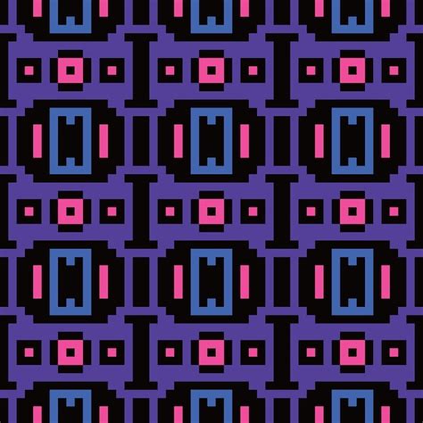 Premium Vector Seamless Pixel Abstract Pattern