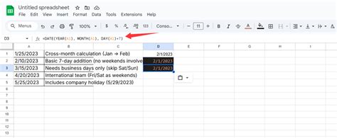 How To Add 7 Days To A Date In Excel 4 Simple Methods Excelmatic