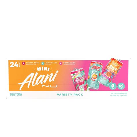 Alani Nu Mini Energy Drink Variety Pack 8 4 Fl Oz 24 Cans Low
