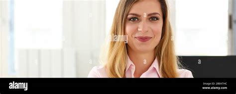 Cute Blonde Secretary Hi Res Stock Photography And Images Alamy