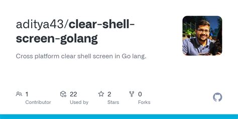 github aditya43 clear shell screen golang cross platform clear shell