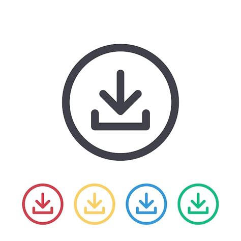 Premium Vector Download Icon And Load Data Symbol Vector Illustration Premium Vector Download Icon And Load Data Symbol Vector Illustration