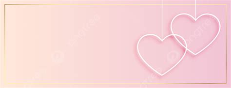 발렌타인 데이를위한 간단한 매달려 하트 배너 행복하다 애인 낮 배경 일러스트 및 사진 무료 다운로드 Pngtree