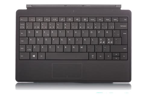 Keyboard Microsoft Surface Type Cover Black Nordic Like New A Replacement Black