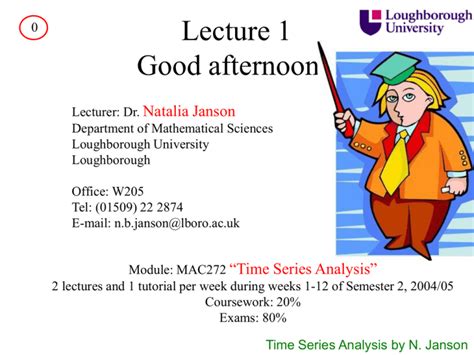 Powerpoint Presentation Time Series Analysis