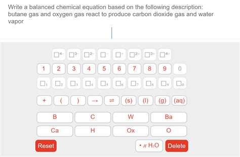 Solved Write A Balanced Chemical Equation Based On The