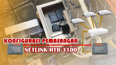 Metode Sharing Pemasangan Converter Fiber Optic NetLink HTB 3100 YouTube