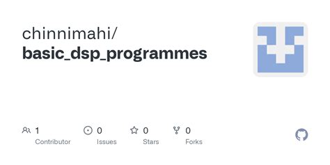 GitHub Chinnimahi Basic Dsp Programmes