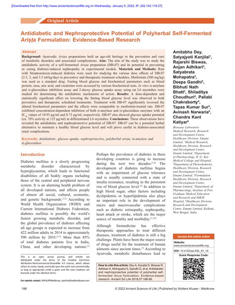 Pdf Potential Of Polyherbal Formulation