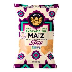 Siete Maiz Corn Tortilla Chips Taco Seasoning At Naturamarket
