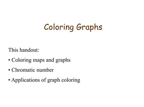 coloring graph ppt