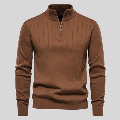 Finley™ Muskel Fit Freizeit Rippstrickpullover Linderhoff
