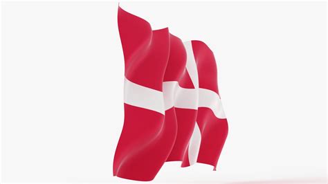 3d Denmark Flag Animation Turbosquid 1614995