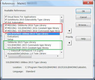 How To Fix Missing SOLIDWORKS Type Library References Error