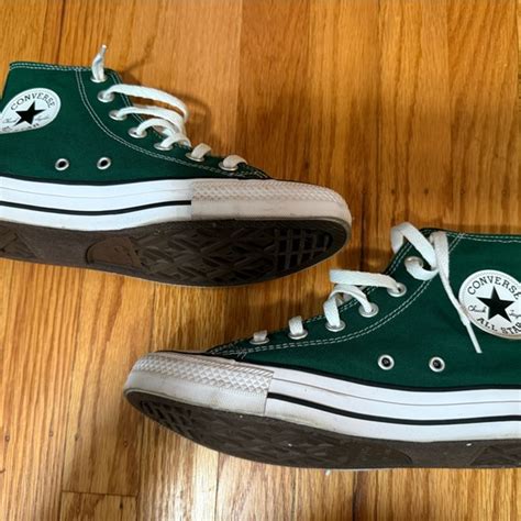 Converse Shoes Forest Green Converse 7s High Tops Chuck Taylor