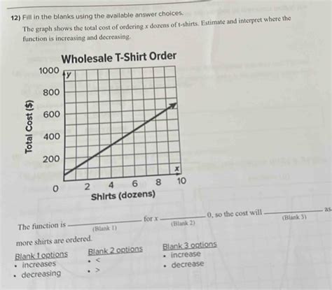 solved 12 fill in the blanks using the available answer choices the