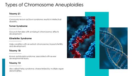 Chromosome Aneuploidies Ppt Summary Acp Ppt Template