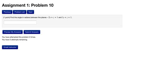 solved assignment 1 problem 10 previous problem list next