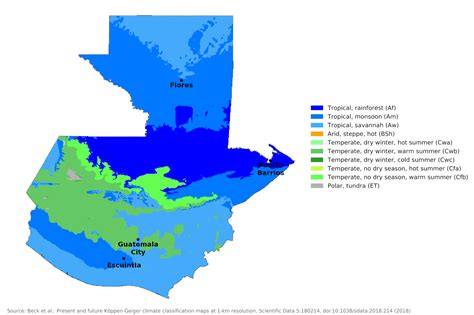 Blue Green Atlas The Climate Of Guatemala