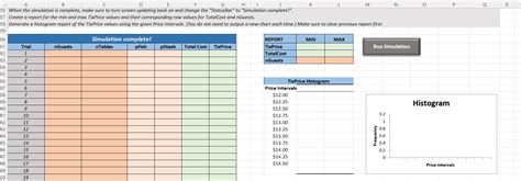 1 name the ranges and enter the formulas for the