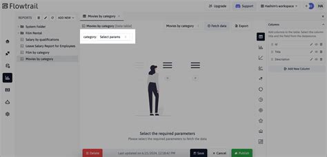 Report With Parameters Flowtrail Ai