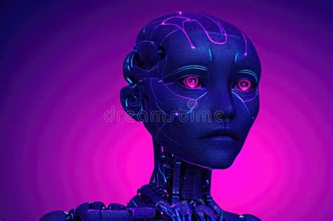 Artificial Intelligence In Humanoid Head With Neural Network Thinks Ai