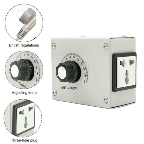 Blueson 220v Voltage Regulator 4000w Scr Electric Regulator Controller