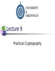 Practical Cryptography Introduction To Cryptographic Techniques Course Hero