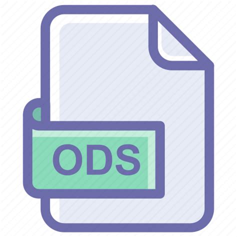 Extension File Format Ods Openoffice Spreadsheet Icon Download On Iconfinder