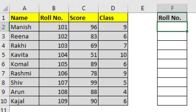How To Lookup Entire Column In Excel Using Index Match