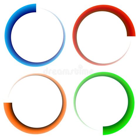 Circular Progress Indicator Buffer Pre Loader Shapes Circle P Stock