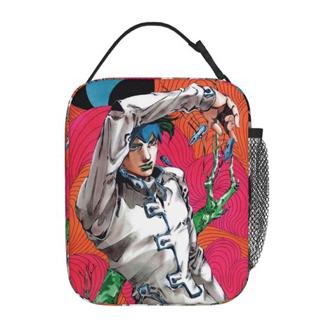 Insulated Meal Box Cooler Tote Jojos Bizarre Adventure Rohan Kishibe