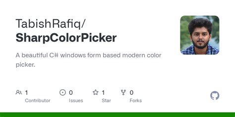 Github Tabishrafiq Sharpcolorpicker A Beautiful C Windows Form Based Modern Color Picker