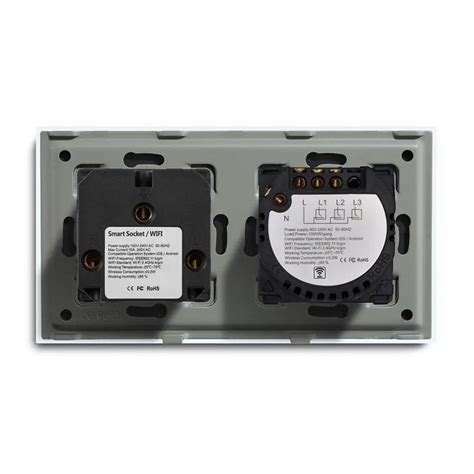 Tuya WiFi Switch With White Socket Smart Home Automation Elegance