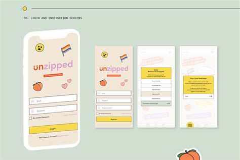 Unzipped App Reshaping The Sex Ed Curriculum On Behance