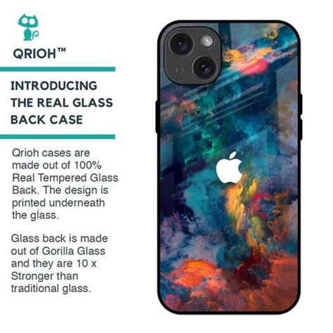Colored Storm Iphone 15 Plus Glass Back Cover Flat 35 Off On Iphone
