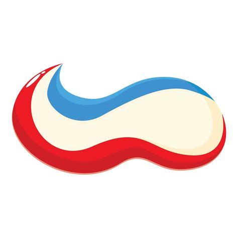 Red White And Blue Toothpaste Swirl Creating Abstract Shape 50729675