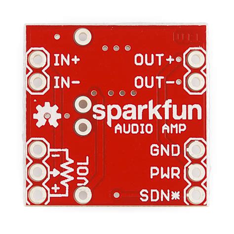 Sparkfun Mono Audio Amp Breakout Tpa2005d1 Amicus Engineering