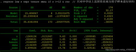 stata陈强：计量经济学及stata应用 陈强 第五章 多元线性回归 陈强教授stata多元回归实例 csdn博客