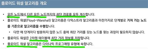 플로이드 워셜 알고리즘 3