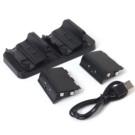 Dual Charging Station Dock Stand 2 Battery For X Grandado