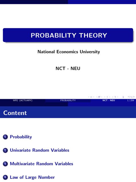 Probability Slide 4st 2025 Pdf Probability Distribution Random