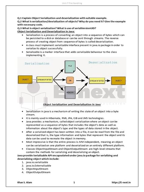 Unit 7 File Handling E Pdf Class Computer Programming